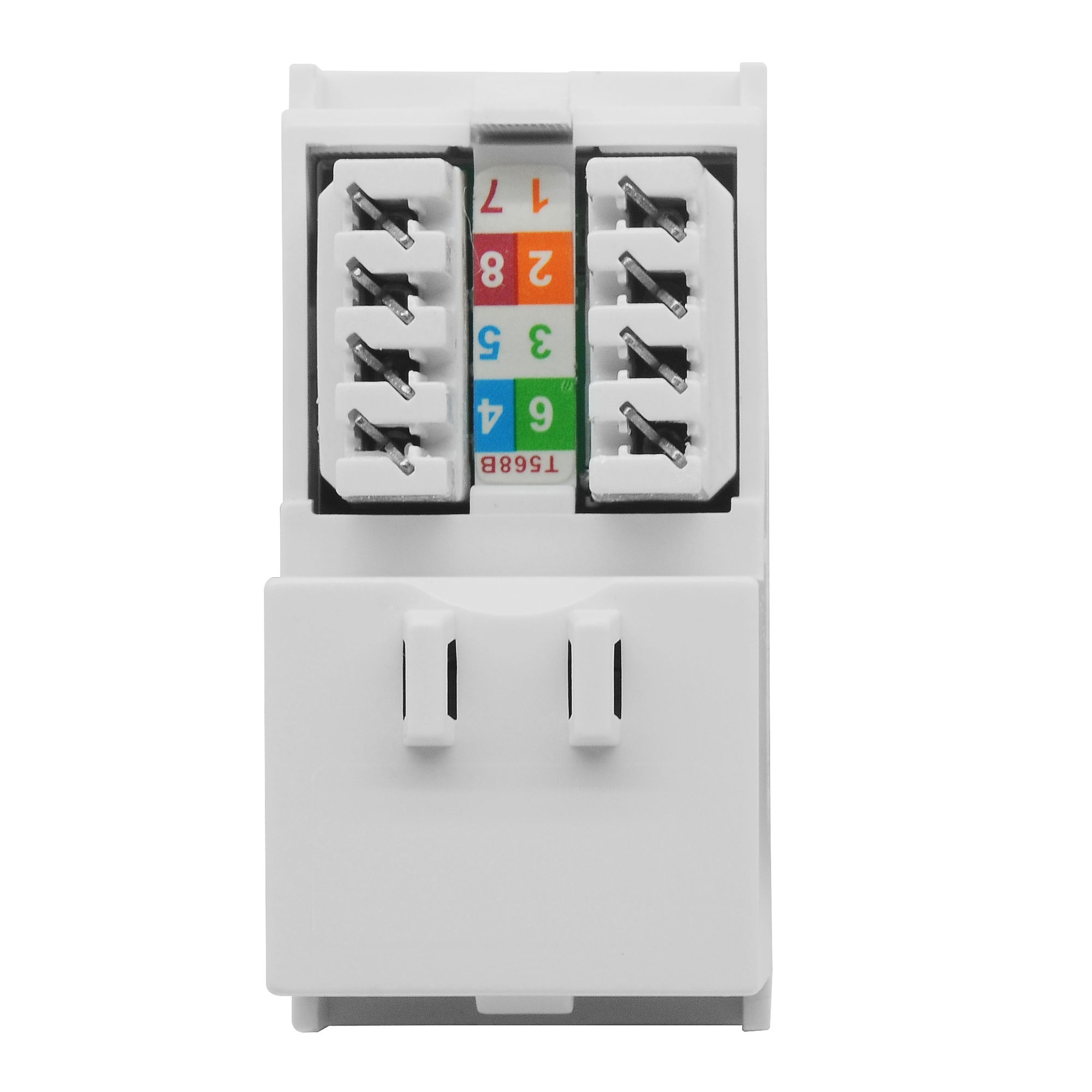 Euro Communication Modules RJ45 CAT 5E Black | Mr Resistor Lighting