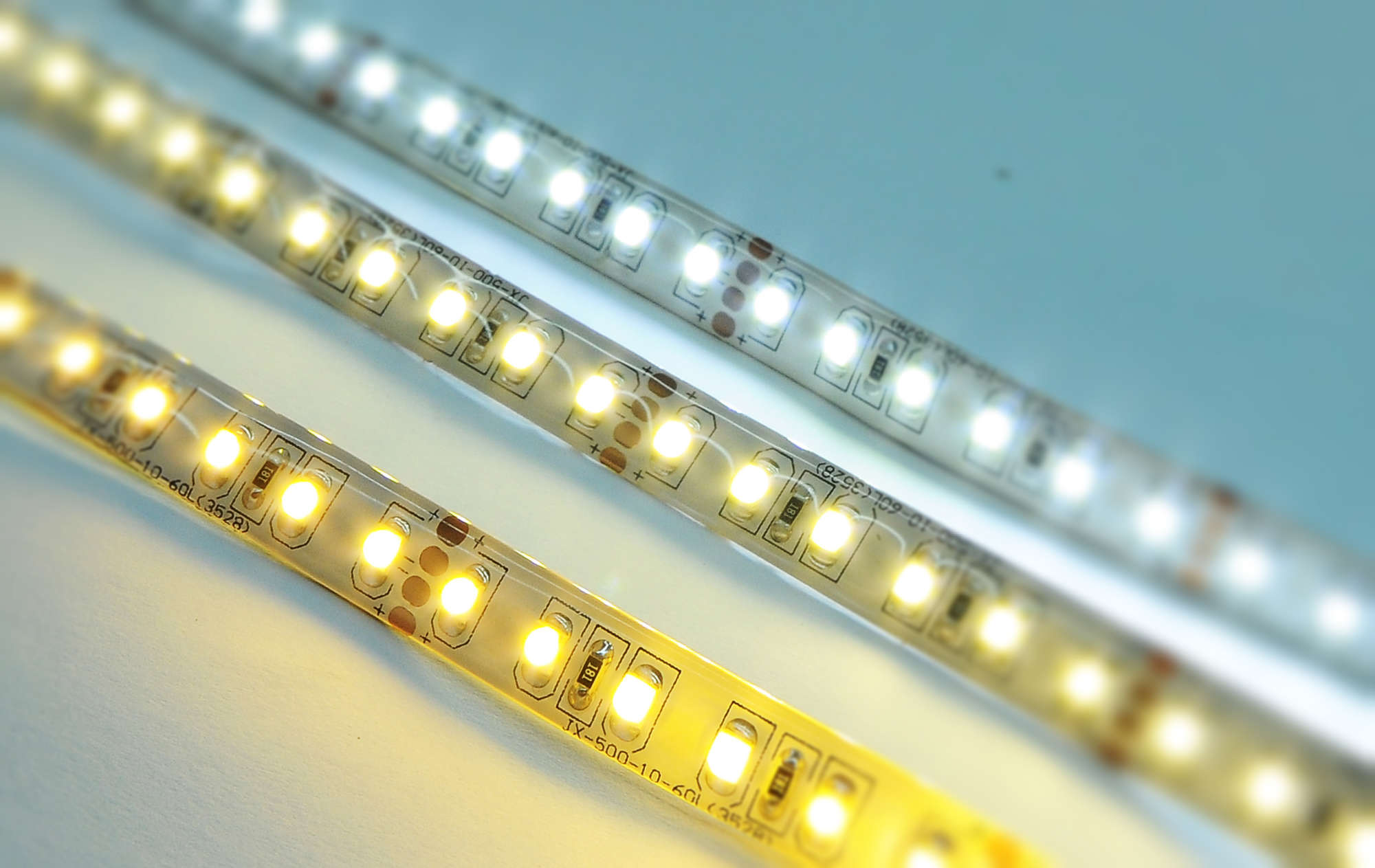 LED Tape Seamless 10m (120xSMD 3528 LEDs/m) 24V 80W (1m=8W) 3400K Warm ...