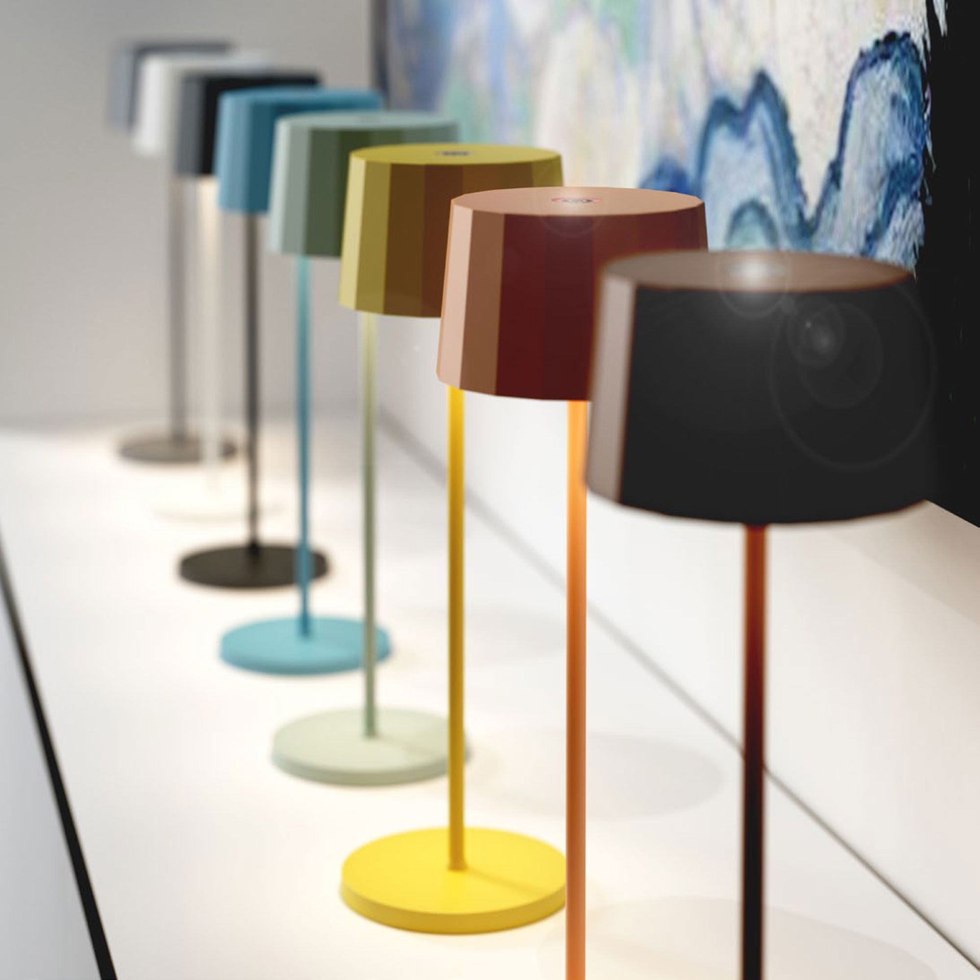 Rechargeable Portable LED Lamp Black 2.2W | Mr Resistor Lighting